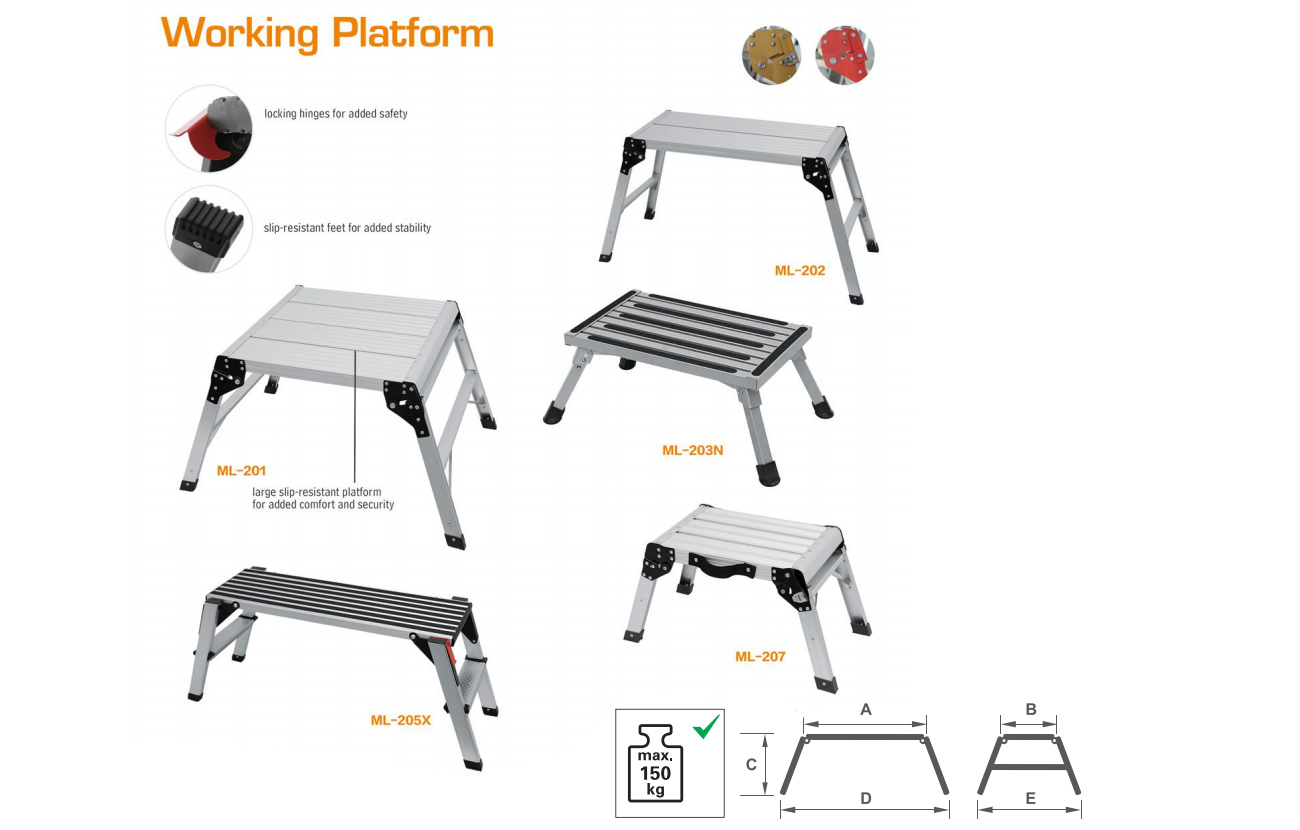 Working Platform ML-201 from China Manufacturer - Zhejiang Smile Tools ...